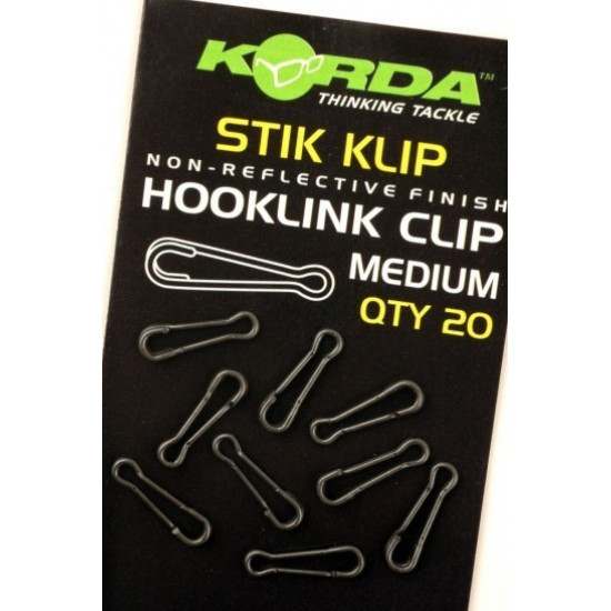 KORDA STICK CLIP MEDIUM 20PCS