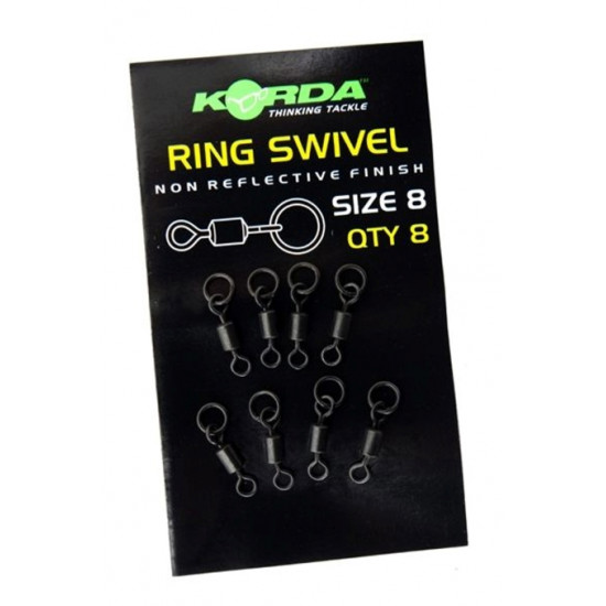 KORDA RING SWIVEL SIZE 8 8PCS