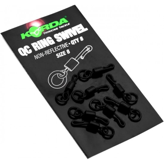 KORDA QC RING SWIVEL SIZE 8 8PCS