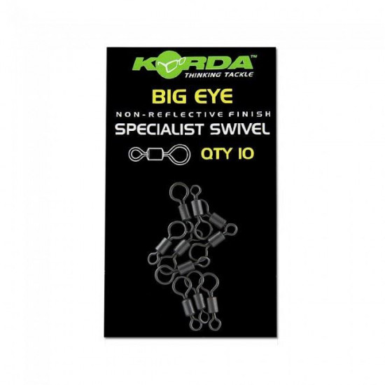 KORDA BIG EYE SWIVEL 10PCS