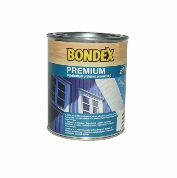 BONDEX Pokrivna zaštita za drvo Premium 0.75l bela