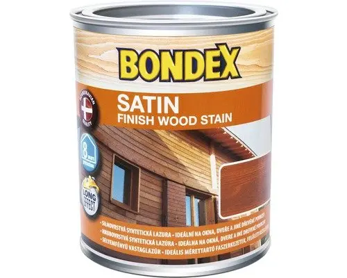 BONDEX Lazurni premaz za drvo Satin 0.75l ebanovina