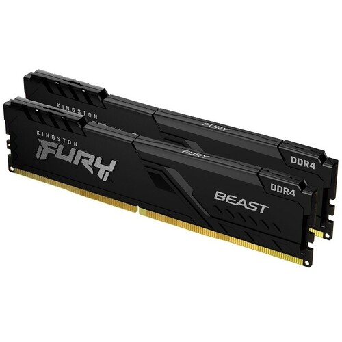 KINGSTON DIMM DDR4 64GB (2x32GB kit) 3600MHz KF436C18BBK2/64 Fury Beast Black