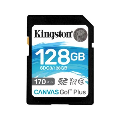 128GB SDXC memorijska kartica Class 10 UHS-I Kingston Canvas Go Plus SDG3-128GB