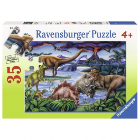 Ravensburger puzzle (slagalice) - Igraliste za dinosauruse