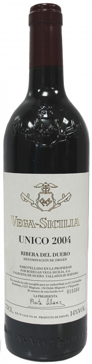 VEGA SICILIA - UNICO GRAN RESERVA 2004