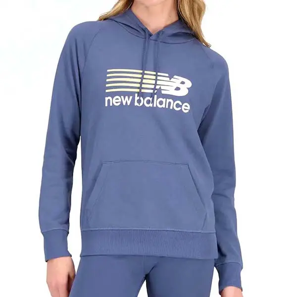 NEW BALANCE Ženski duks NB CLASSIC HOODIE tamnoplavi