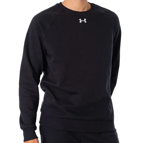 UNDER ARMOUR Muški duks Rival Fleece Crew 1379755-001 crni