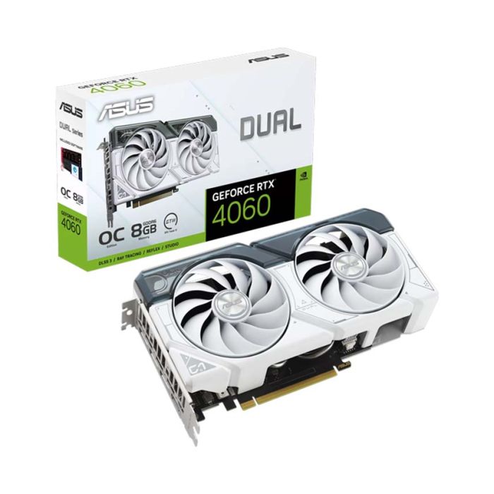 Grafička kartica ASUS nVidia GeForce RTX 4060 8GB 128bit DUAL-RTX4060-O8G-WHITE