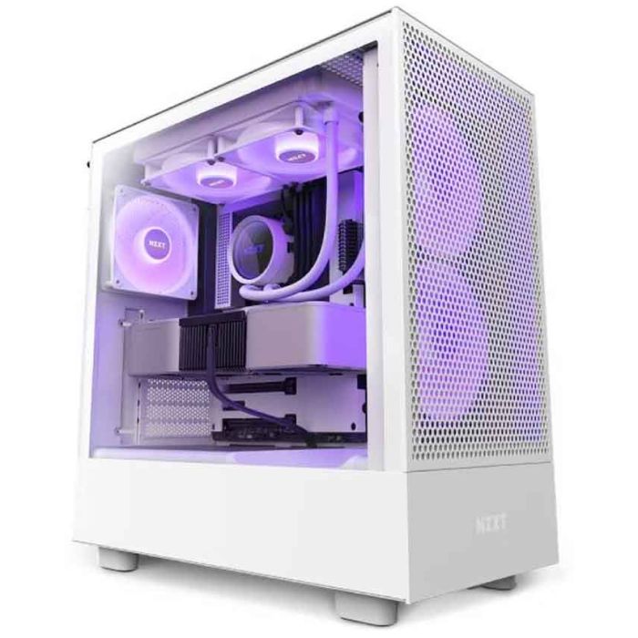 Kućište NZXT H5 Flow RGB (CC-H51FW-R1) White