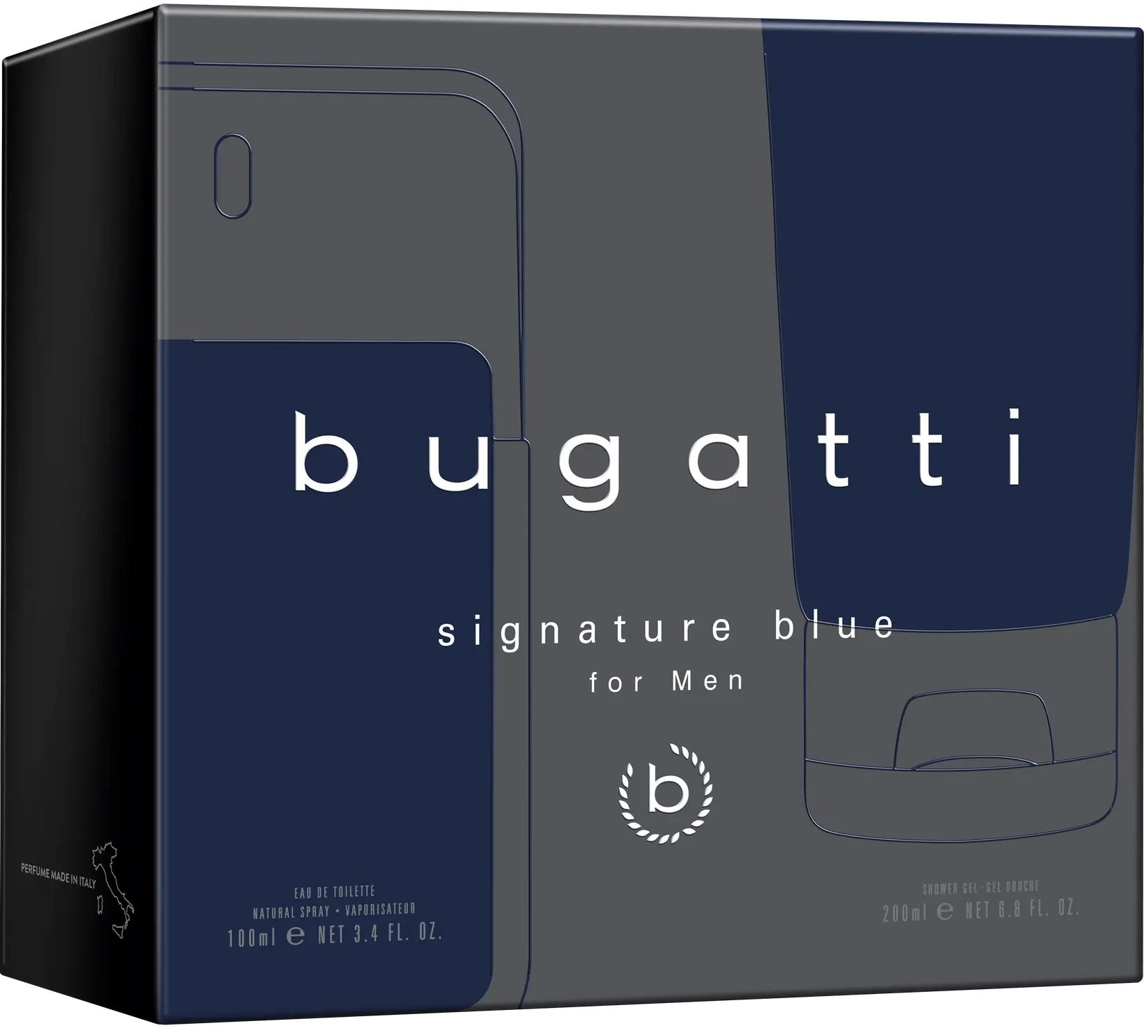 BUGATTI Poklon set za muškarce Signature blue EDT 100ml + gel za tuširanje 200ml