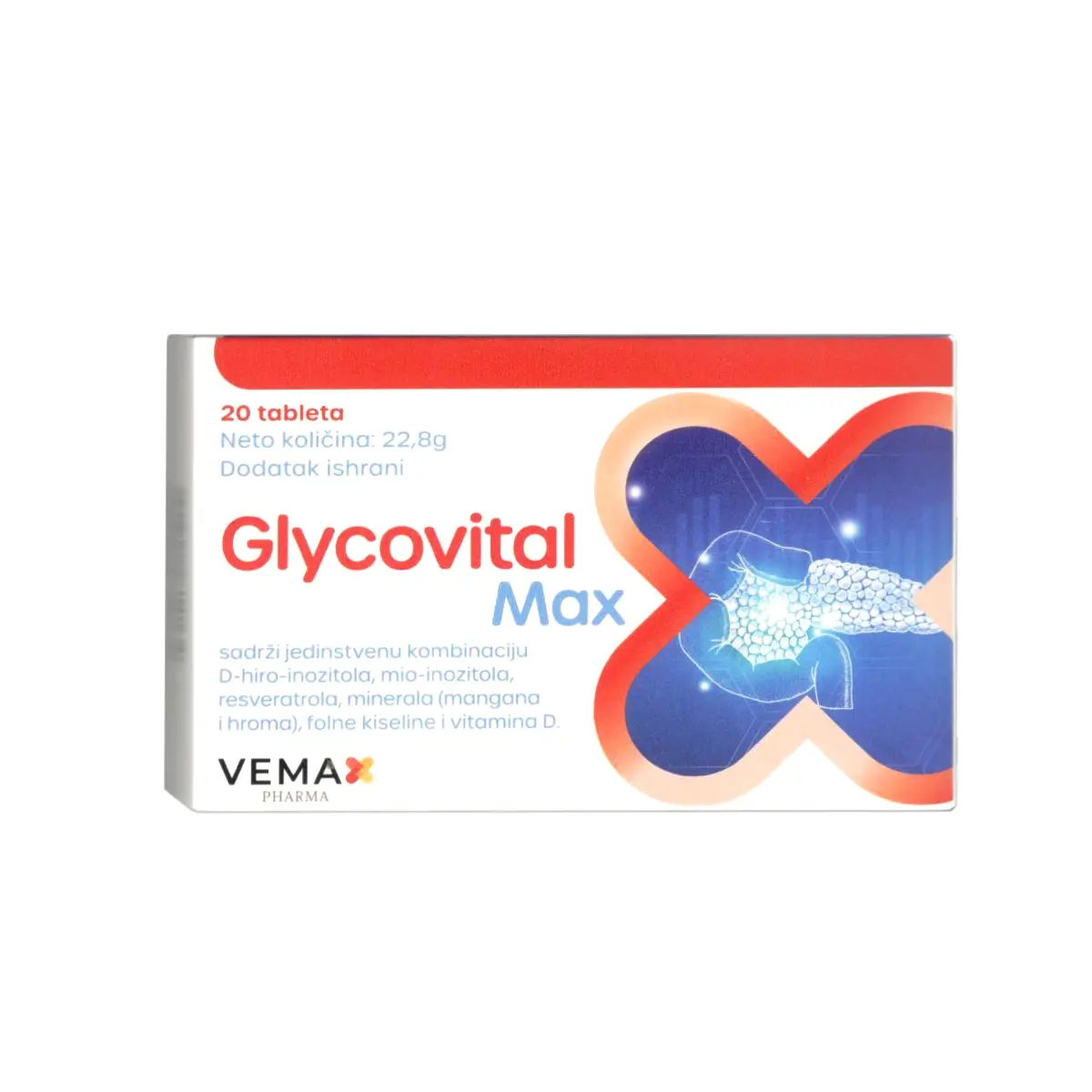 Glycovital Max tablete 20/1