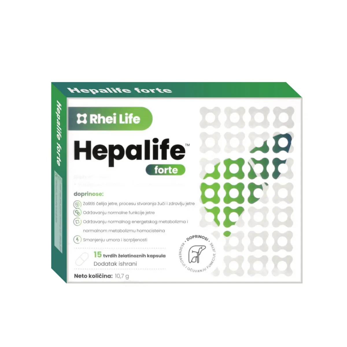 RHEI LIFE Hepalife Forte 15 kapsula