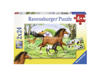 Ravensburger puzzle (slagalice) - Svet konja