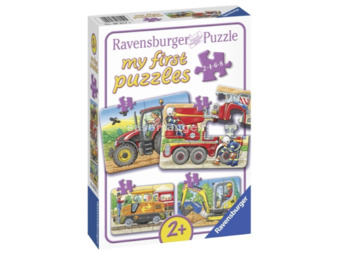 Ravensburger puzzle (slagalice) -Moje prve puzzle, masine