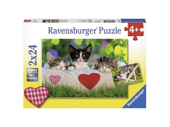 Ravensburger puzzle (slagalice)- Zaljubljene mace