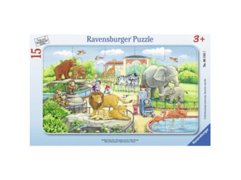 Ravensburger puzzle (slagalice)- Zivotinje u zoo vrtu