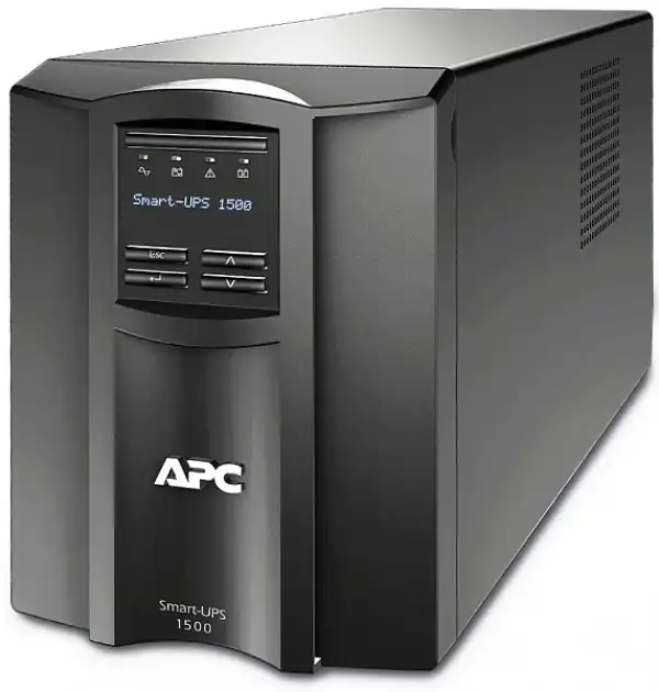 APC Smart-UPS 1500VA, Line Interactive, Sine Wave, Tower, 1500VA/1000W, 230V, AVR, 8x IEC C13, Battery Pack 17Ah (RBC7), SmartConnect Port