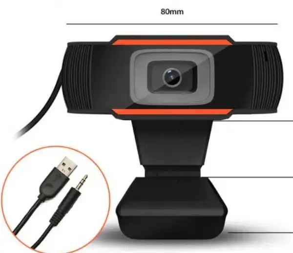 CAM83U ** Gembird Web kamera sa mikrofonom 720p USB+3,5mm (879)