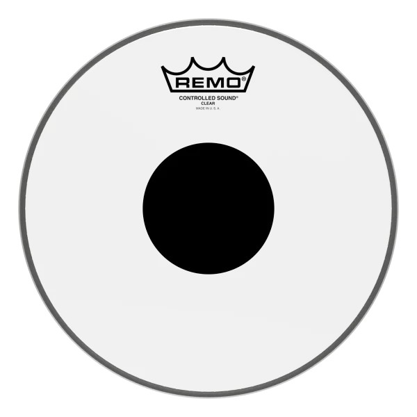 REMO CS-0310-10 Controlled Sound Clear Black Dot 10″ Opna za bubanj
