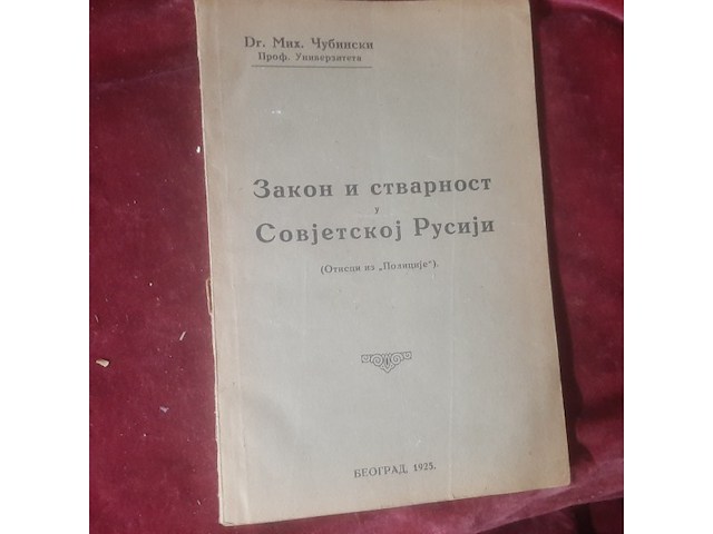 204 Zakon i stvarnost u Sovjetskoj Rusiji 1925