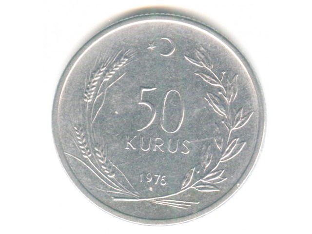 Turska 50 kurus 1976 aUNC