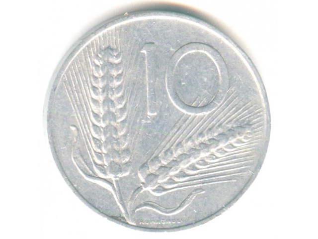 Italija 10 lire 1956