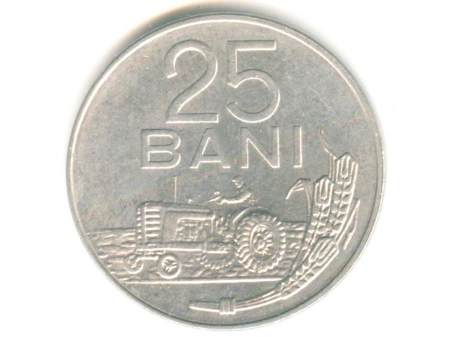 Rumunija 25 bani 1966 aUNC