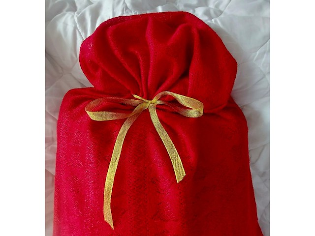 Crvena novogodišnja vreća-džak za poklone