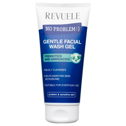 Gel za čišćenje kože lica REVUELE No Problem prebiotici i amino-kiseline 200ml