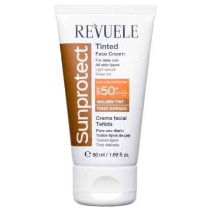 Tonirana krema za lice REVUELE Sunprotect Golden Tint SPF50+ 50ml