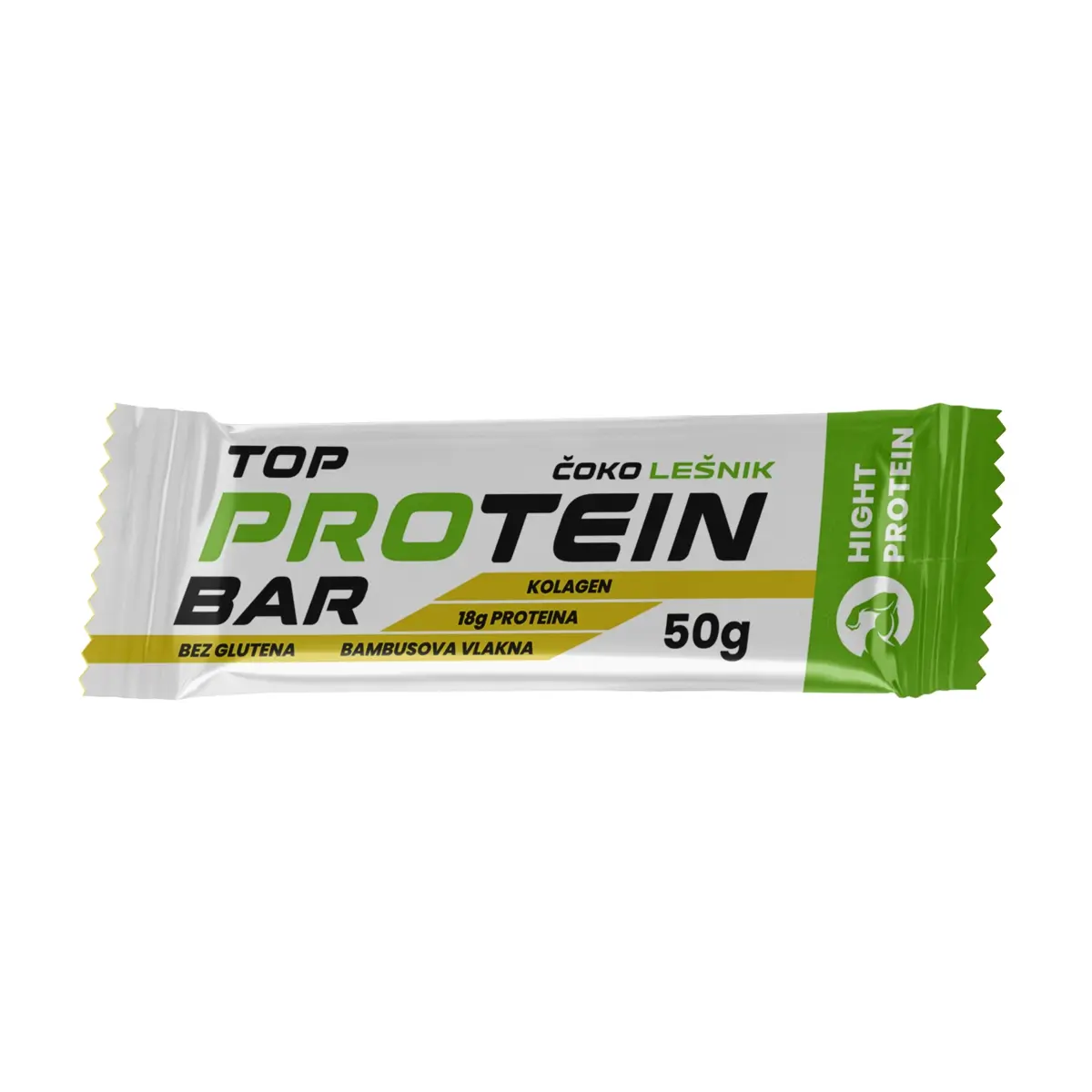 TOP FOOD Protein bar Lešnik 50g