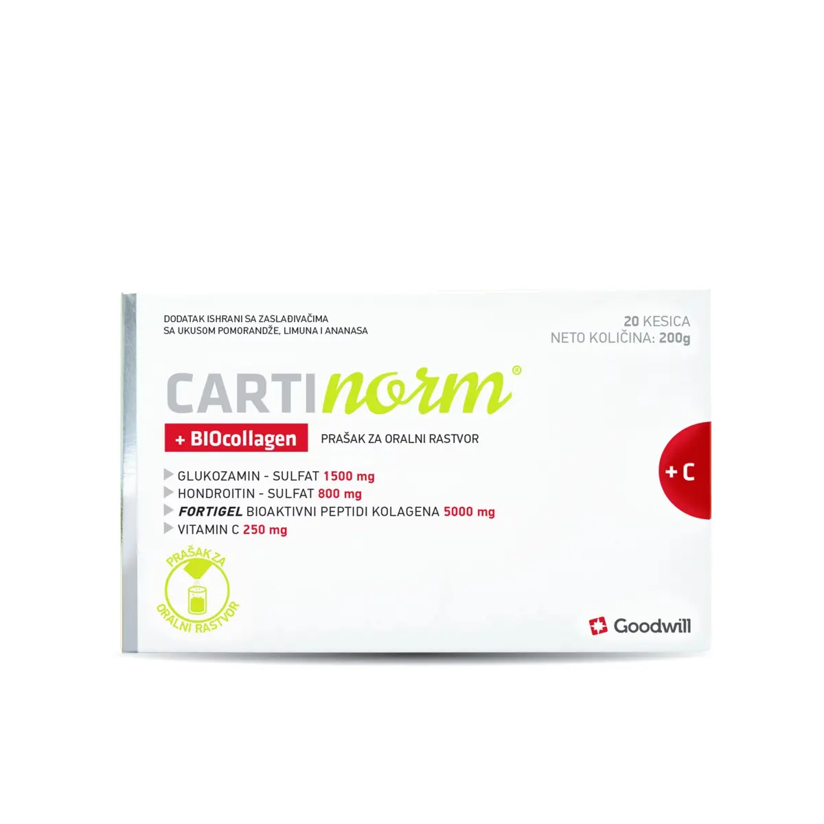 GOODWILL Cartinorm Biocollagen 20 kesica