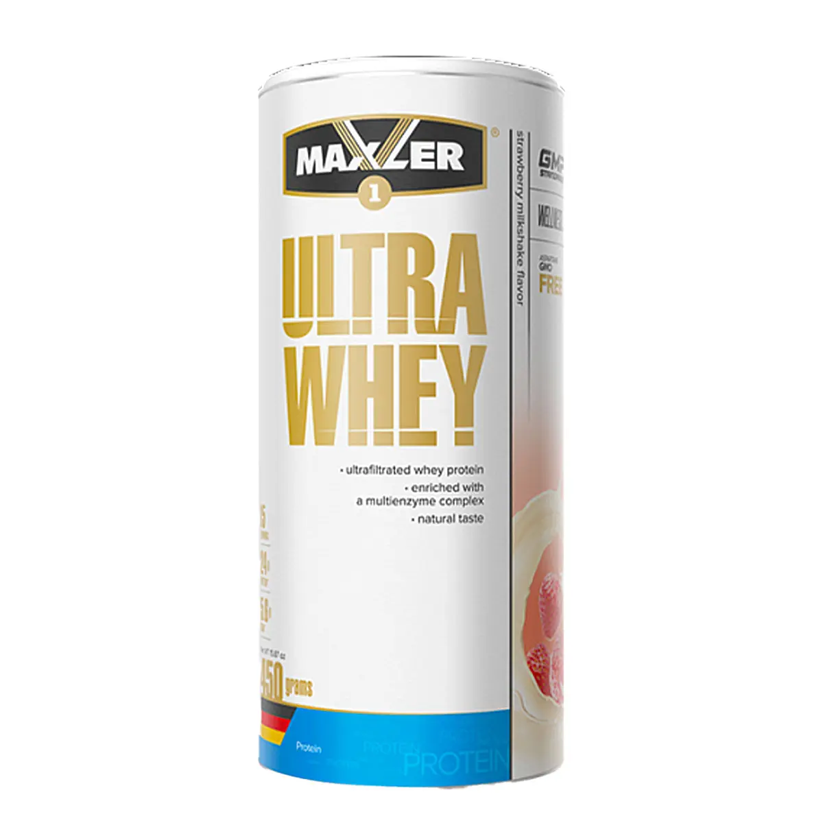 MAXLER Ultra Whey protein Milkšejk jagoda 450g