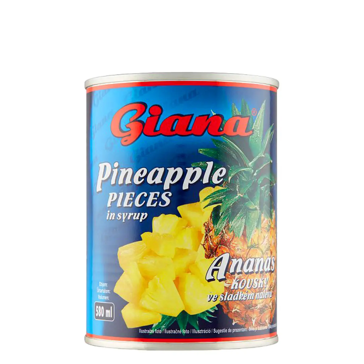 GIANA Ananas komadi 580ml