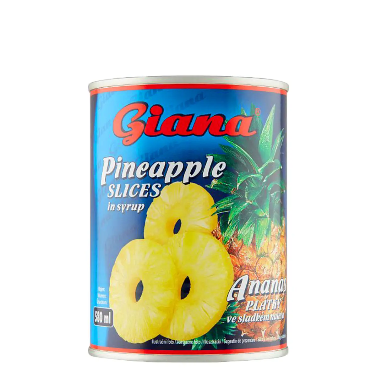 GIANA Ananas kolutovi 580ml