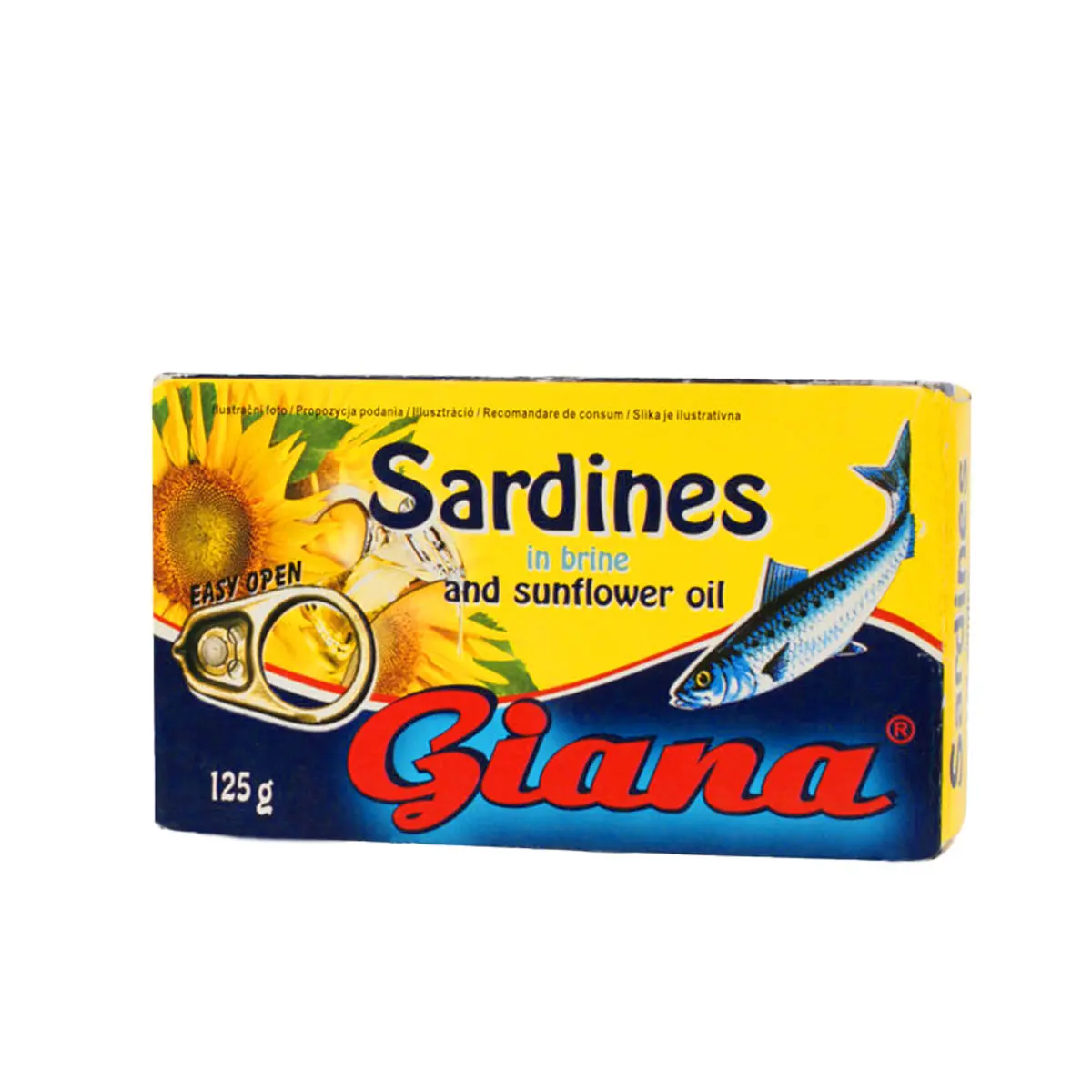 GIANA Sardine u suncokretovom ulju 125g