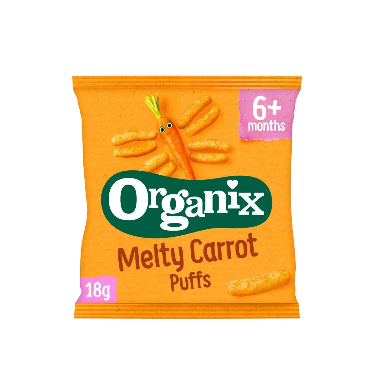 ORGANIX Organski kukuruzni flips šargarepa 18g