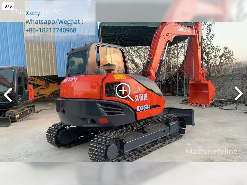 Kubota KX183 bager guseničar