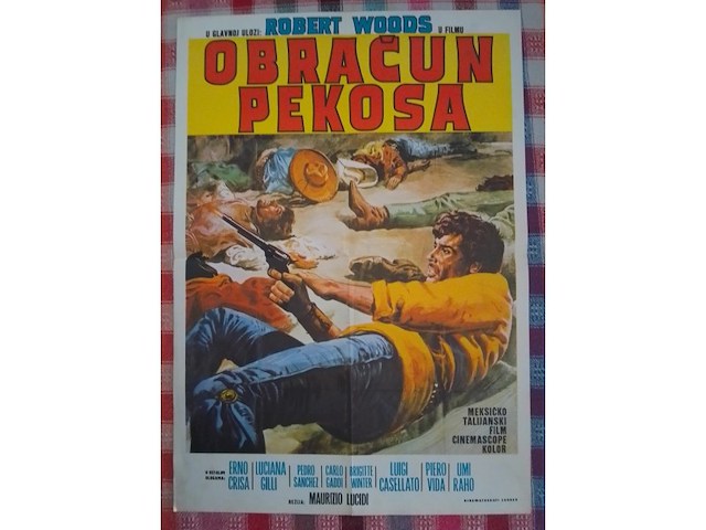 plakat OBRAČUN PEKOSA