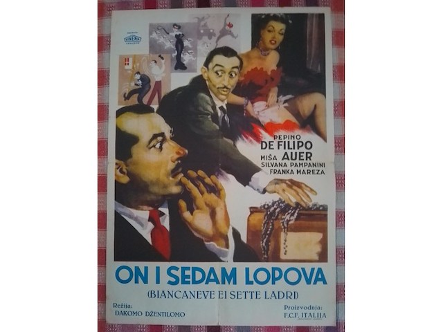 plakat ON I SEDAM LOPOVA