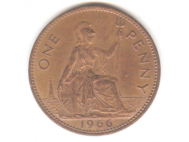 Velika Britanija 1 penny 1966