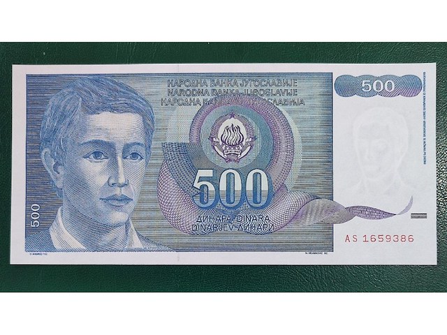 500 DINARA 1990 UNC