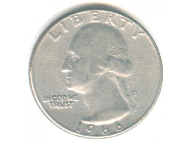 USA 1/4 dollar 1966