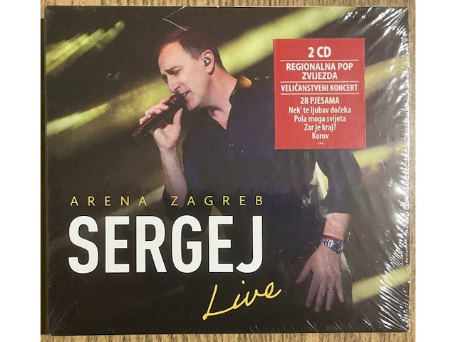 SERGEJ - Arena Zagreb Live 2 x CD NOVO