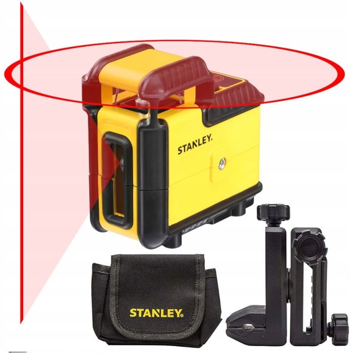 STANLEY STHT77504-1 LASER SA UKRŠTENIM LINIJAMA 360° CRVENI