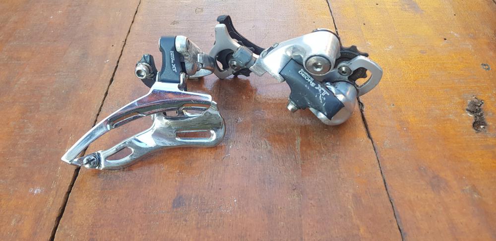 SHIMANO DEORE XT SET P+Z MENJAČ 738 739