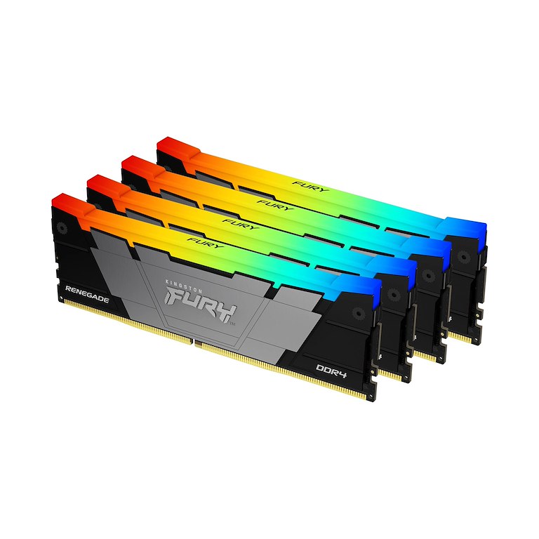 Kingston DDR4 128GB (4x32GB) 3600MHz Fury Renegade RGB (KF436C18RB2AK4/128) memorija za desktop