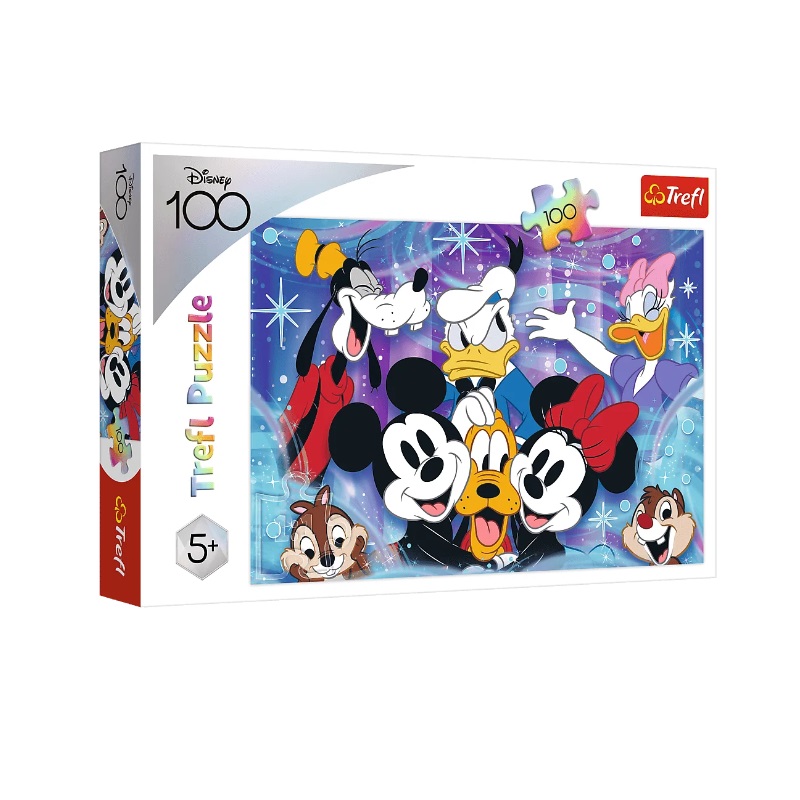 Puzzle 100 delova-Disney likovi