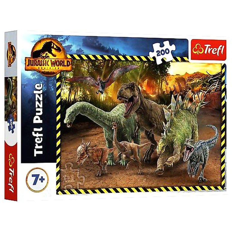 Puzzle 200 delova-Dinosaurusi